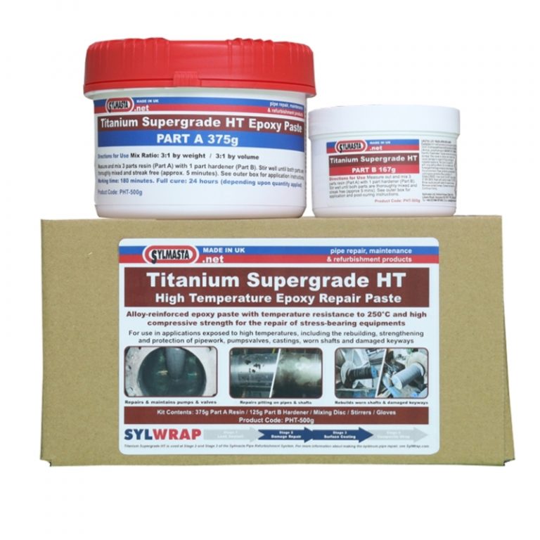 Titanium Supergrade - Epoxy Paste for High Temperature Repair