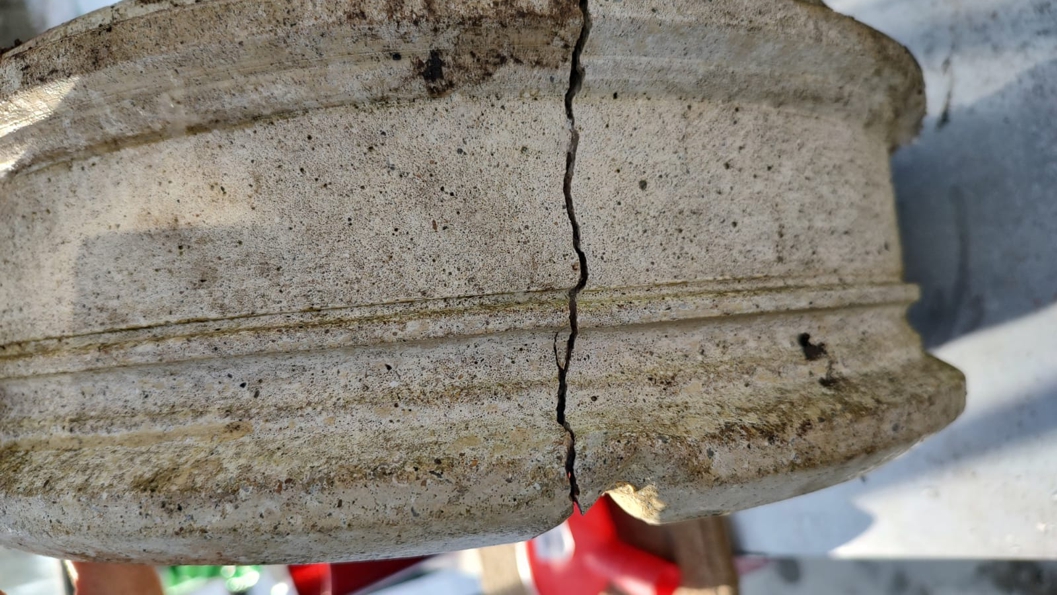 Case Study: Cracked Composite Stone Water Fountain Repair