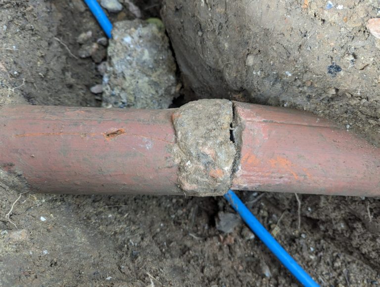 Case Study: Underground Clay Drainage Pipe Repair